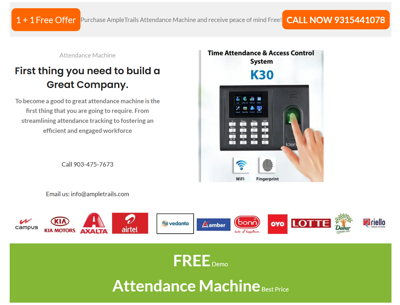 Attendance Machine | Biometric Attendance Machine | Fingerprint