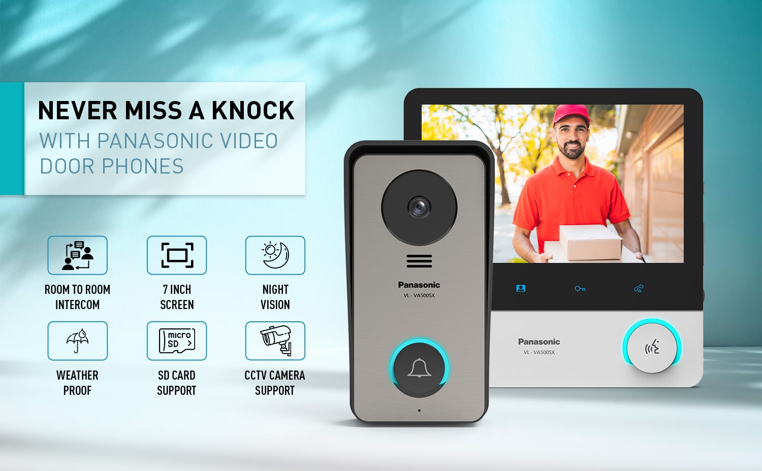 Panasonic VL-SA70SX Video Door Phone VDP for Single Floor