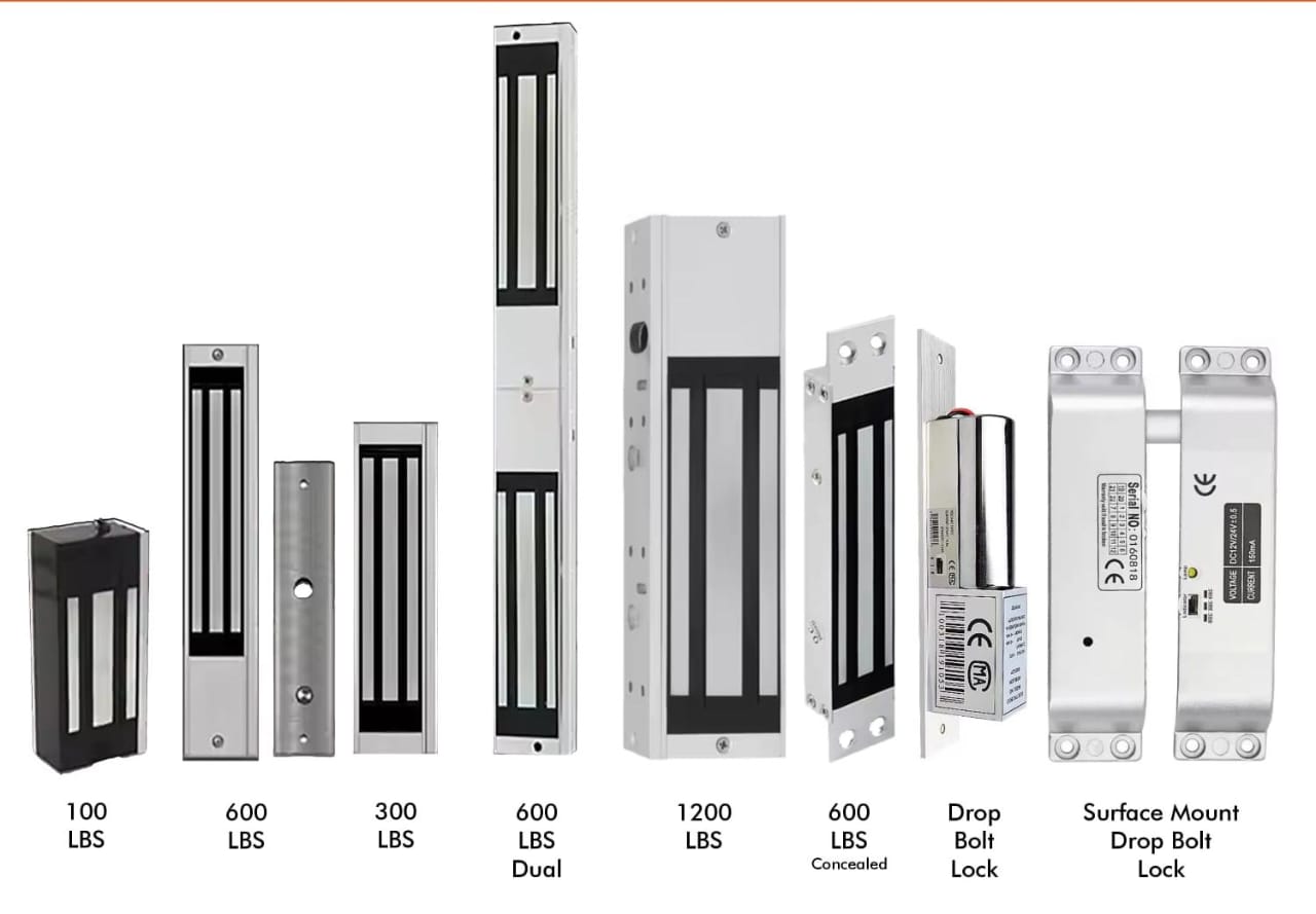 EM Locks eSSL Brackets 600 LBS lock in India L U braket Glass drop bolt