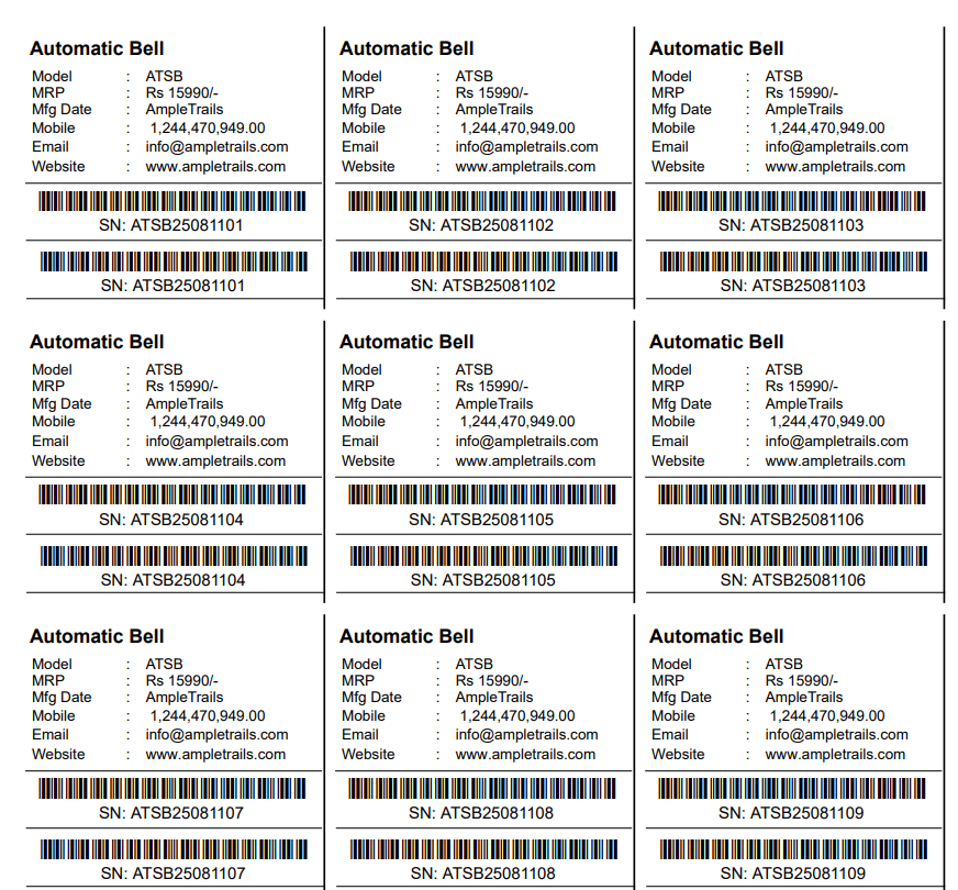 Barcode Generation Software - Generate Barcodes from Excel